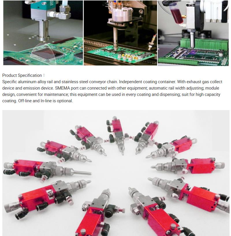 4 axis Selective coating equipment PCBA Conformal coating machine